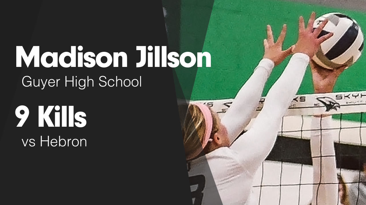 3 Kills vs Hebron - Madison Jillson highlights - Hudl