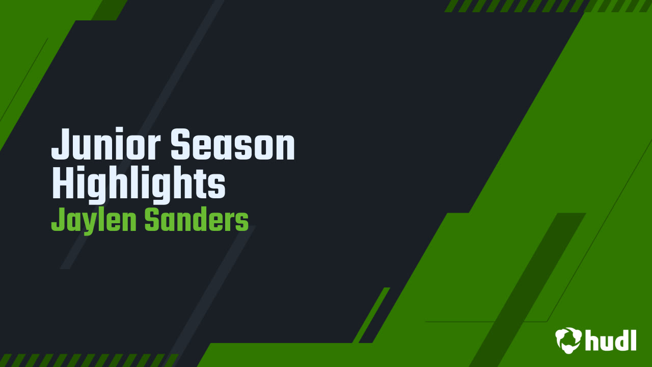Junior Season Highlights - Jaylen Sanders highlights - Hudl