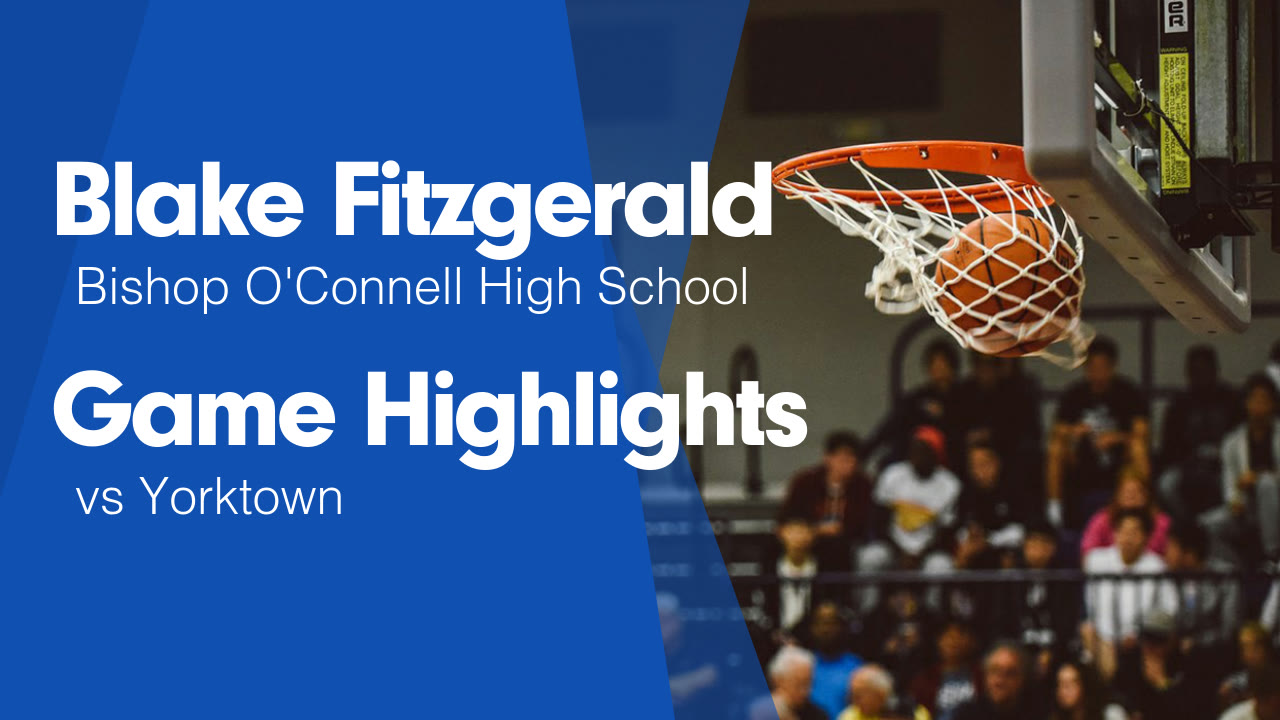 Game Highlights vs Yorktown - Blake Fitzgerald highlights - Hudl