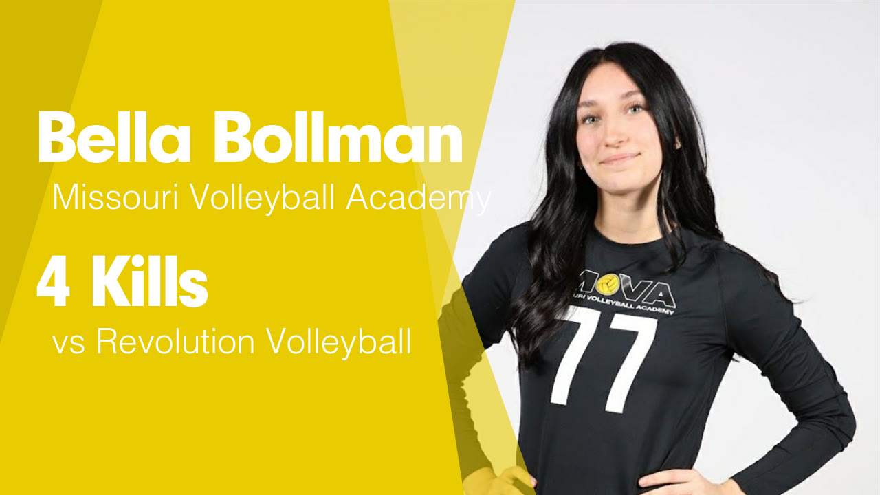 4 Kills vs Revolution Volleyball - Bella Bollman highlights - Hudl