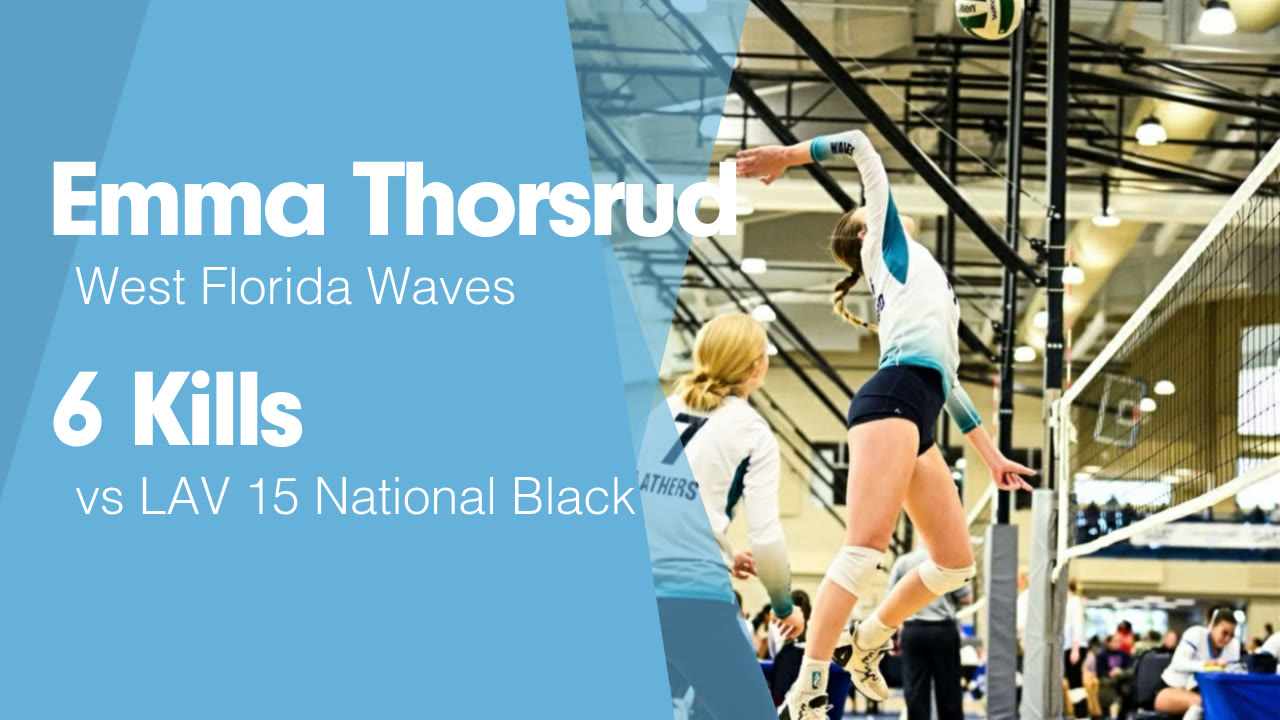 6 Kills vs LAV 15 National Black - Emma Thorsrud highlights - Hudl