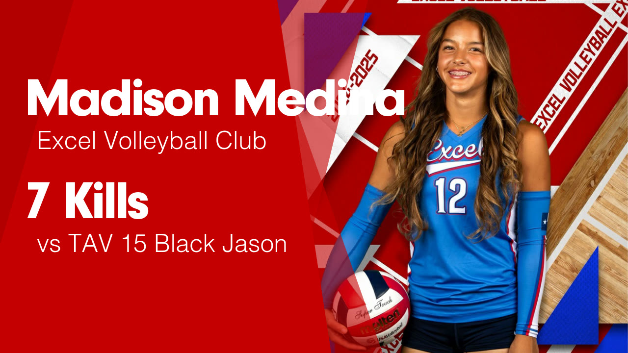 7 Kills vs TAV 15 Black Jason - Madison Medina highlights - Hudl