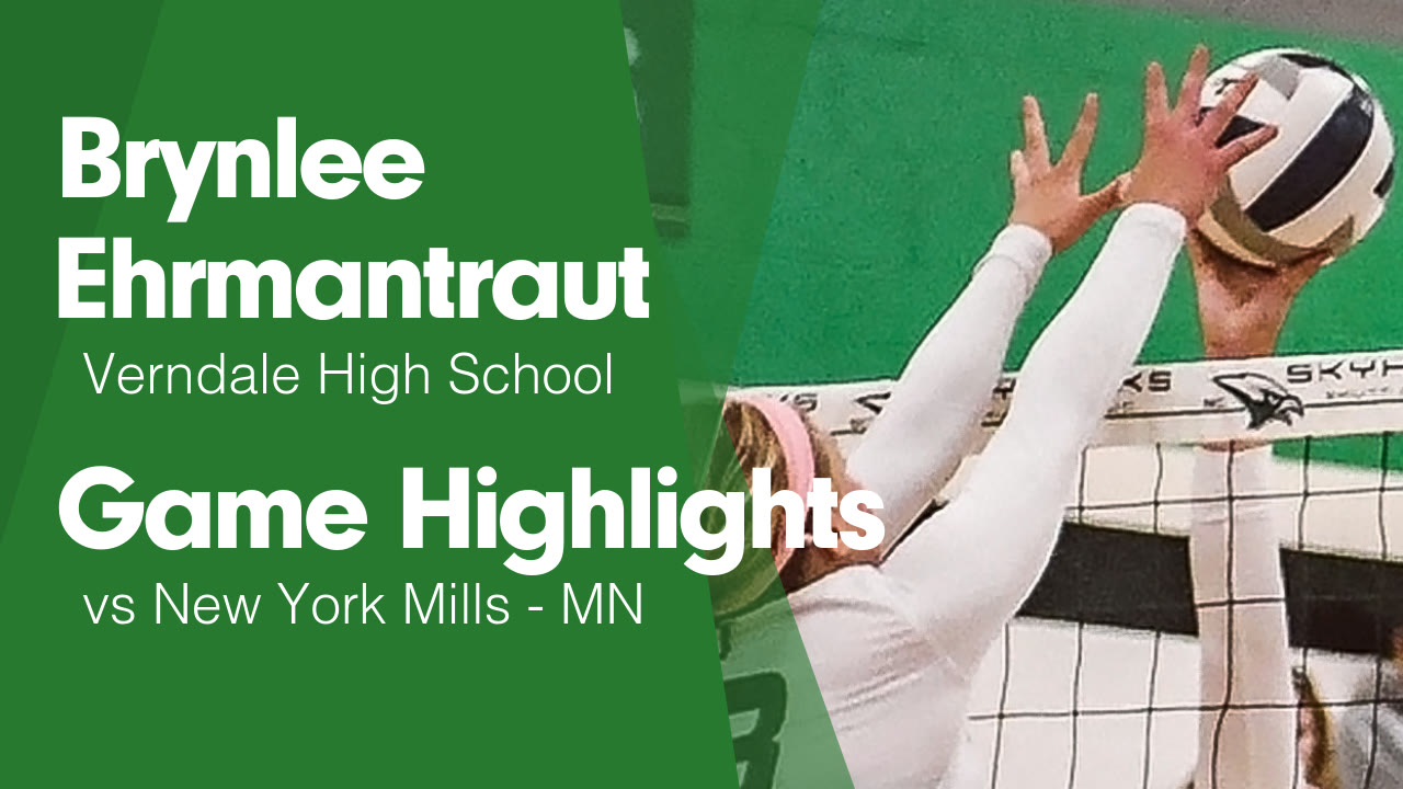 Game Highlights vs New York Mills - MN - Brynlee Ehrmantraut highlights ...
