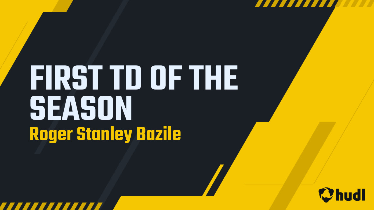 FIRST TD OF THE SEASON - Roger Stanley Bazile highlights - Hudl