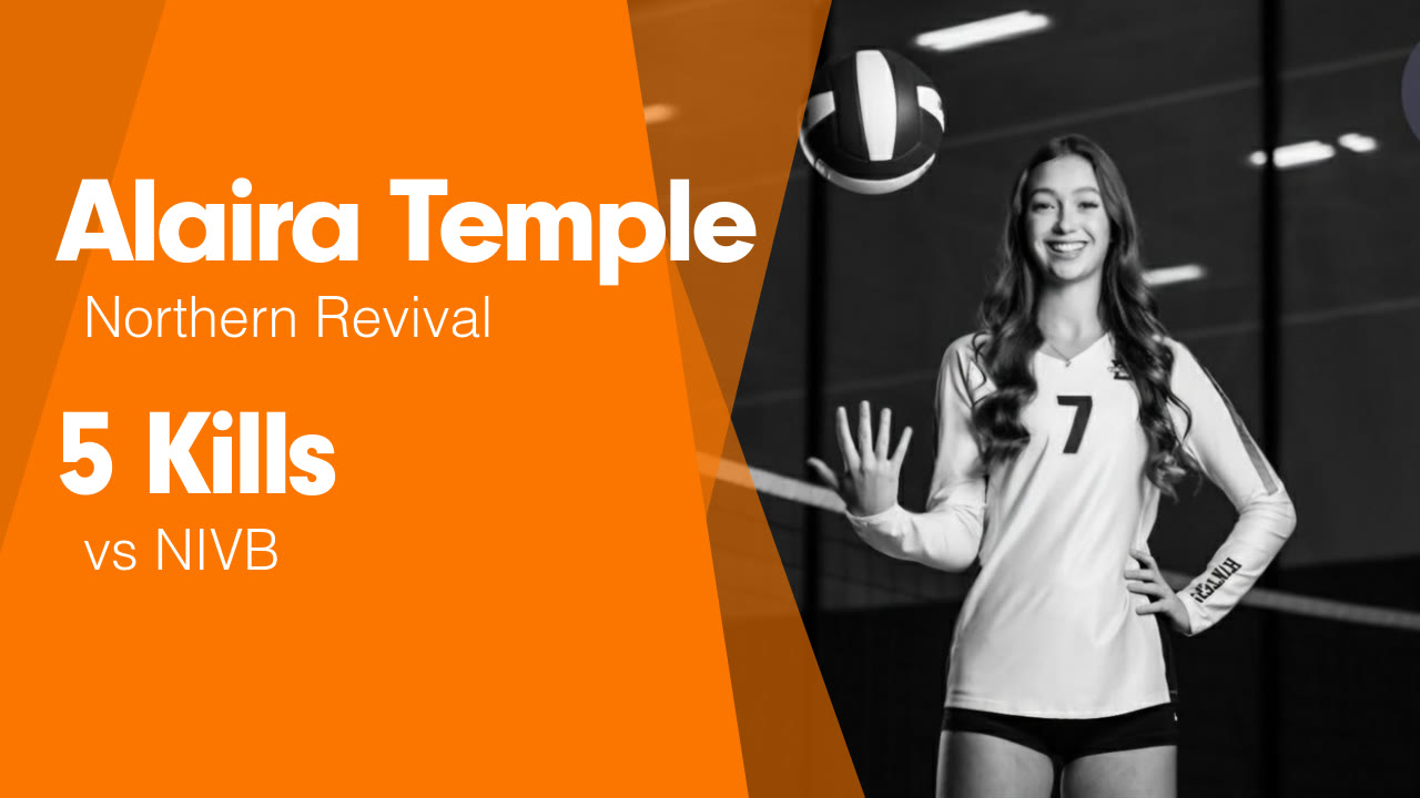 5 Kills vs NIVB - Alaira Temple highlights - Hudl