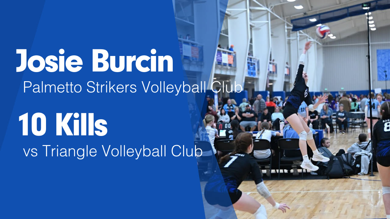 10 Kills vs Triangle Volleyball Club - Josie Burcin highlights - Hudl