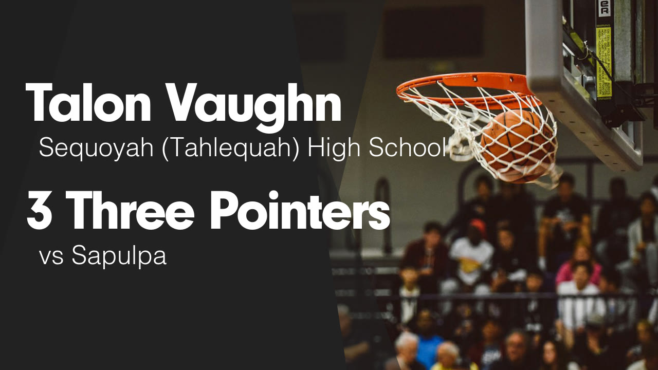 3 Three Pointers vs Sapulpa - Talon Vaughn highlights - Hudl