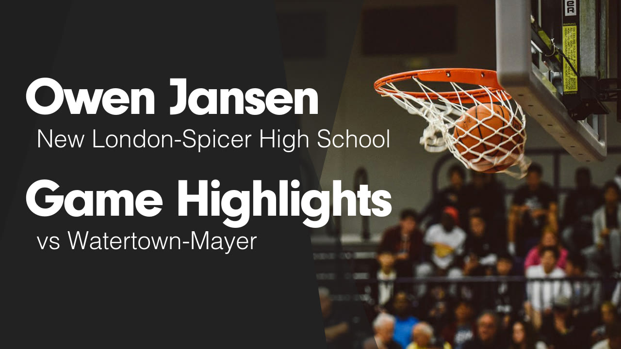 Game Highlights vs Watertown-Mayer - Owen Jansen highlights - Hudl