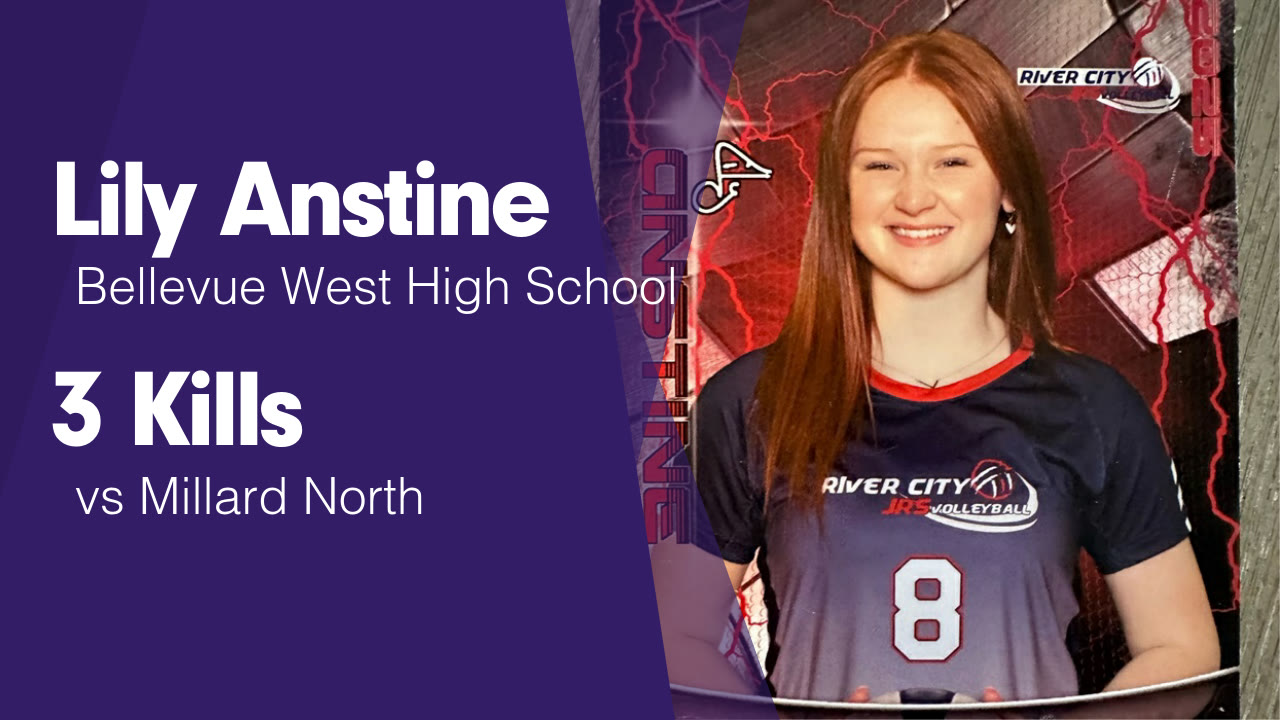 3 Kills vs Millard North - Lily Anstine highlights - Hudl