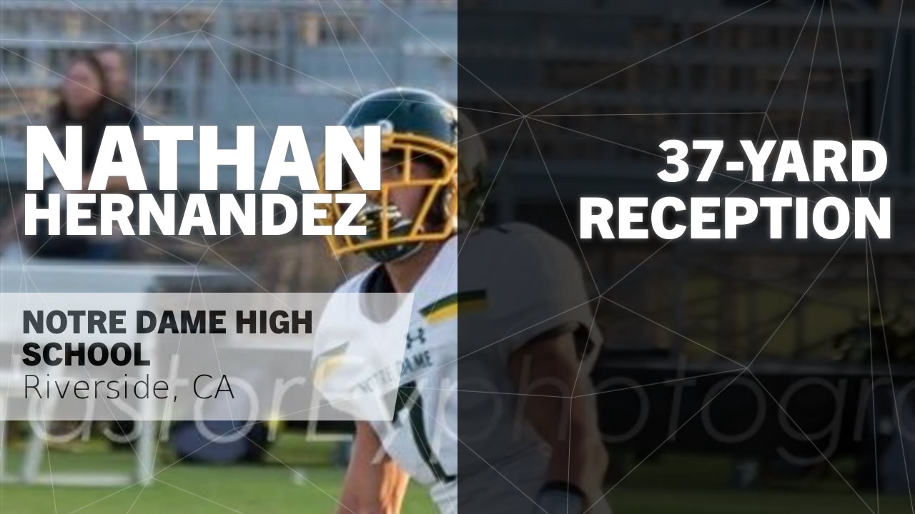 37-yard Reception vs Valley View - Nathan Hernandez highlights - Hudl