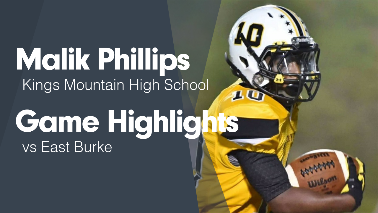 Game Highlights vs East Burke - Malik Phillips highlights - Hudl