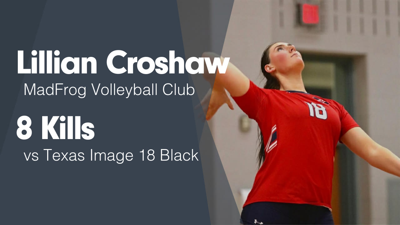 8 Kills vs Texas Image 18 Black - Lillian Croshaw highlights - Hudl