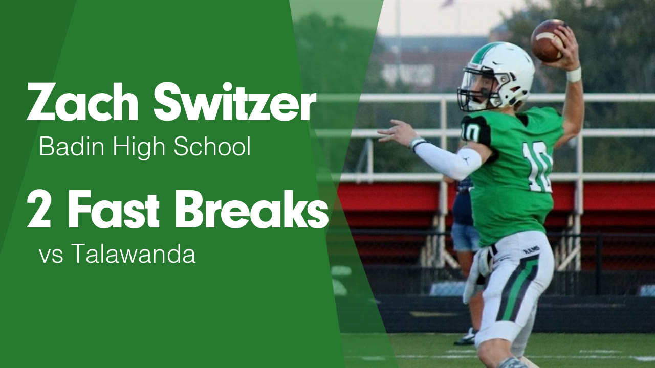 2 Fast Breaks vs Talawanda - Zach Switzer highlights - Hudl