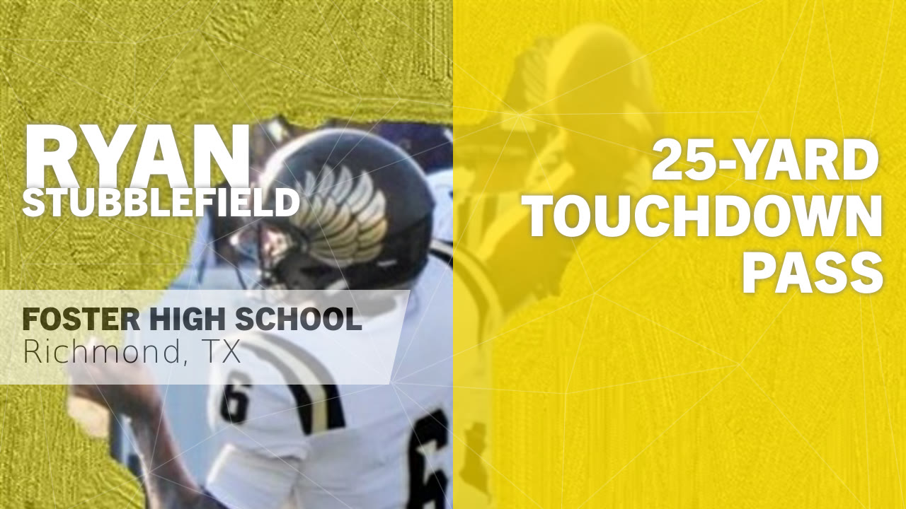 25-yard Touchdown Pass vs Friendswood - Ryan Stubblefield highlights - Hudl