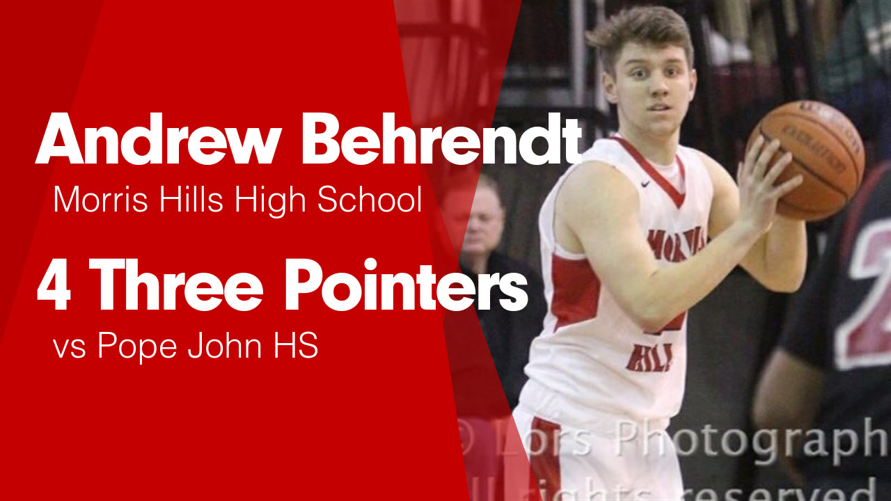 4 Three Pointers vs Pope John HS - Andrew Behrendt highlights - Hudl