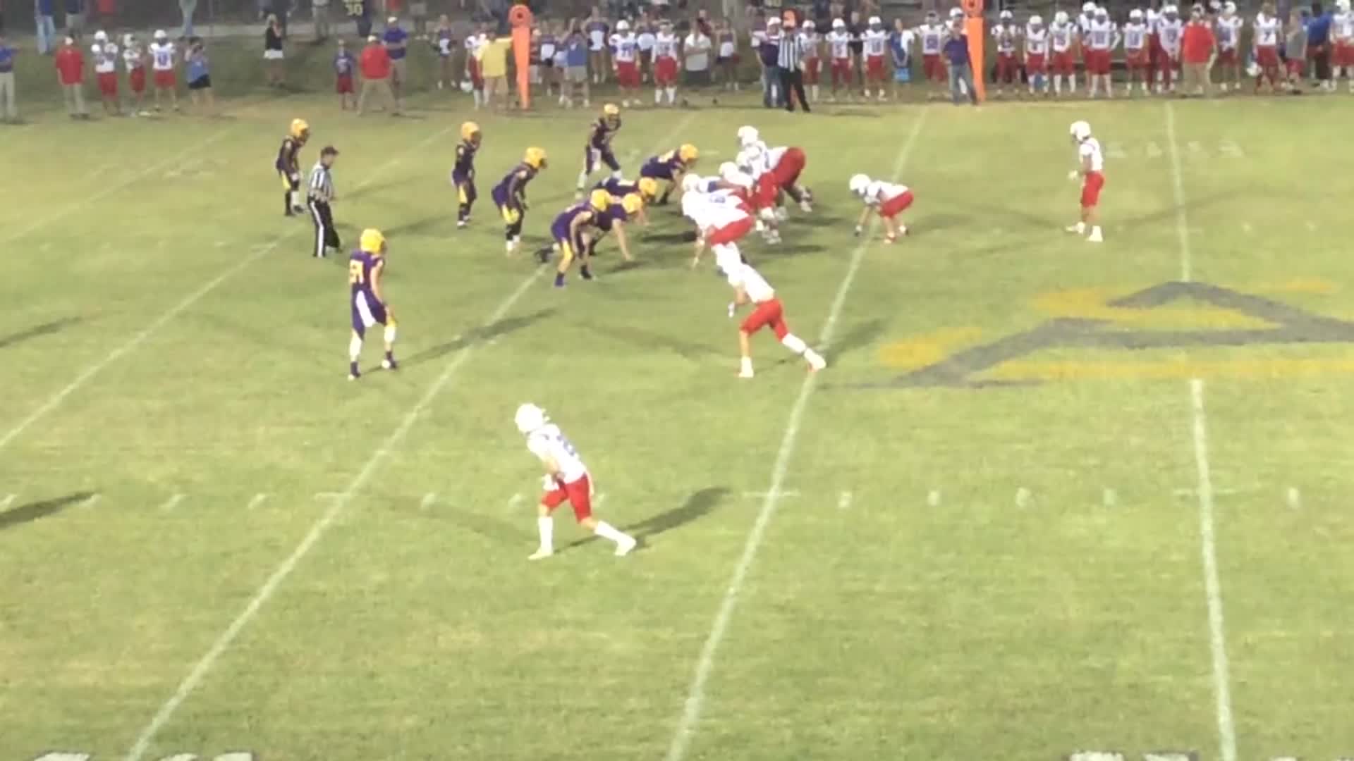 QB sack vs Copiah Academy - Sam McMullin highlights - Hudl